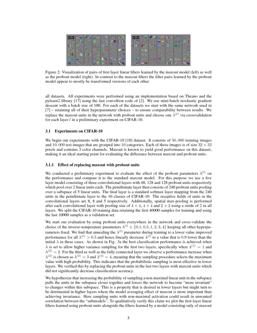 Improving Deep Neural Networks with Probabilistic Maxout Units | DeepAI Improving Deep Neural Networks with Probabilistic Maxout Units | DeepAI