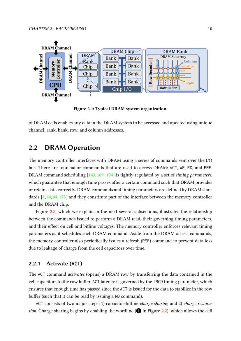 Improving Dram Performance Reliability And Security By Rigorously Understanding Intrinsic Dram