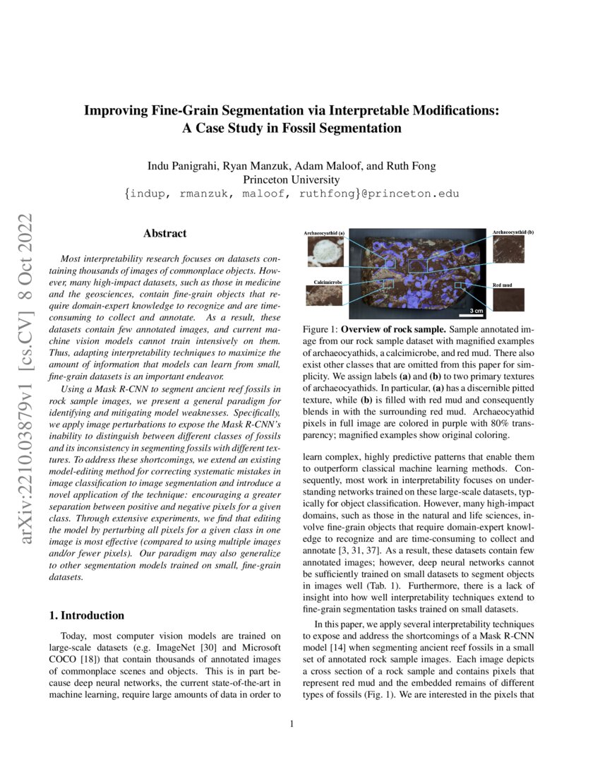 Improving Fine Grain Segmentation Via Interpretable Modifications A