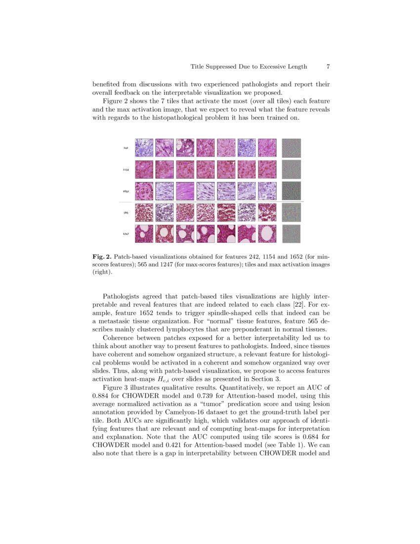 Improving Interpretability for Computer-aided Diagnosis tools on Whole Slide Imaging with ...