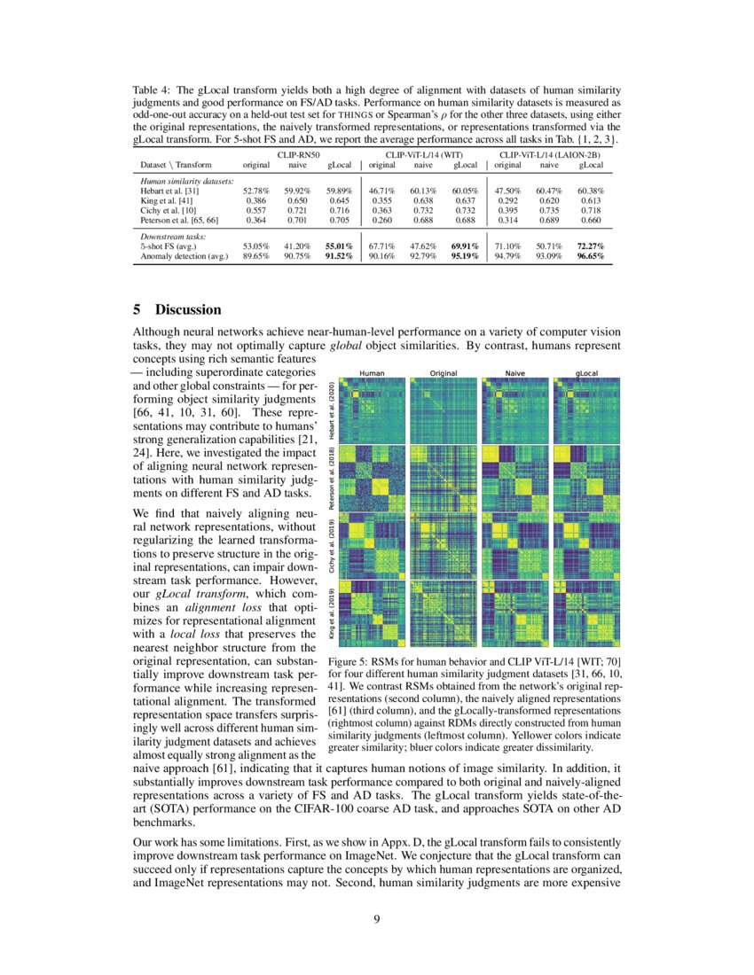 Improving neural network representations using human similarity judgments | DeepAI