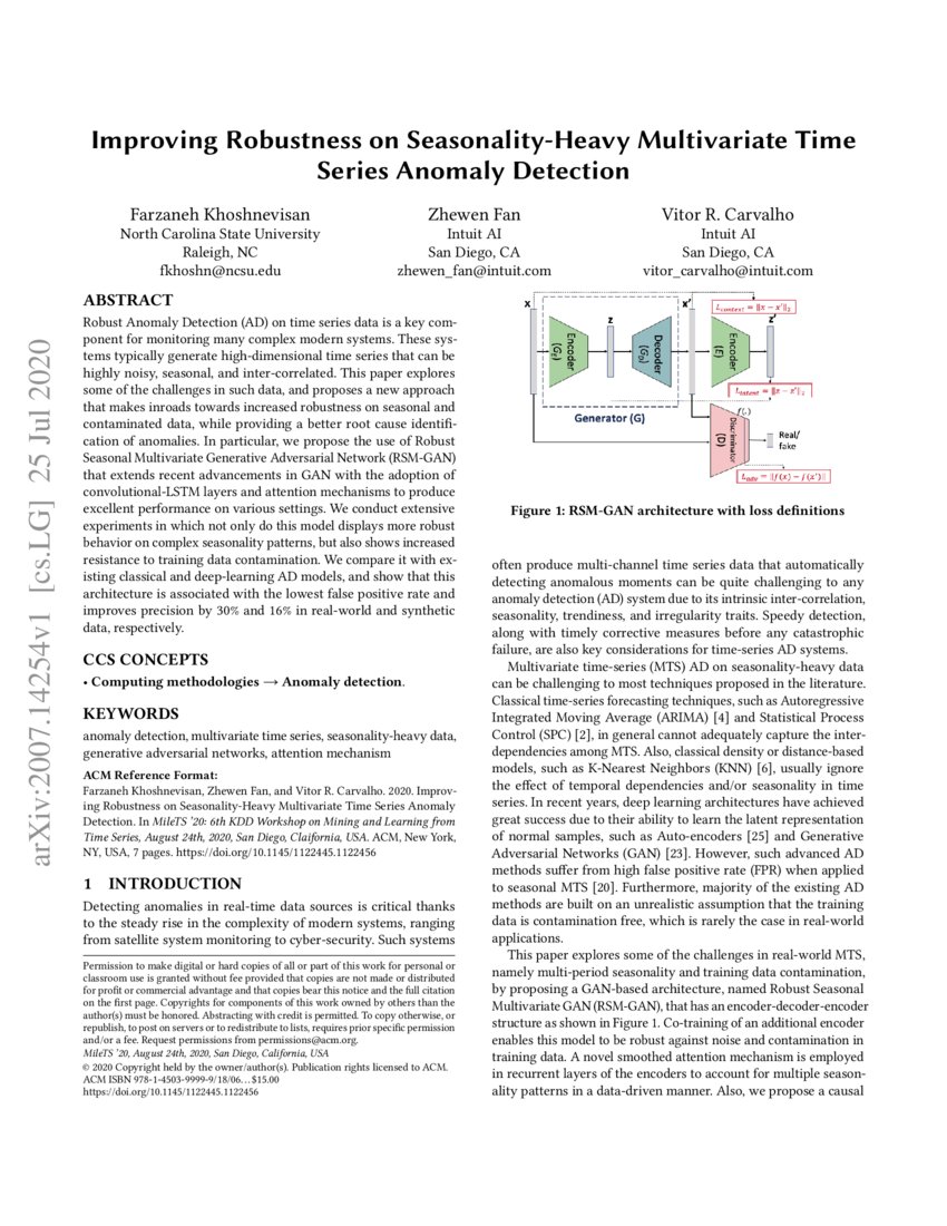 Improving Robustness on Seasonality-Heavy Multivariate Time Series ...