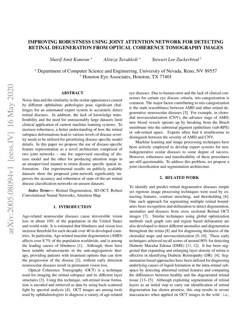 Improving Robustness using Joint Attention Network For Detecting ... Improving Robustness using Joint Attention Network For Detecting ...