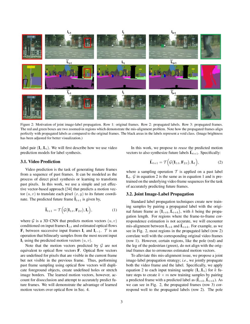 Improving Semantic Segmentation Via Video Propagation And Label