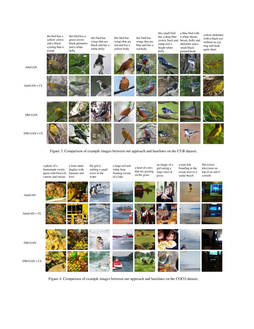 Improving Text-to-Image Synthesis Using Contrastive Learning | DeepAI