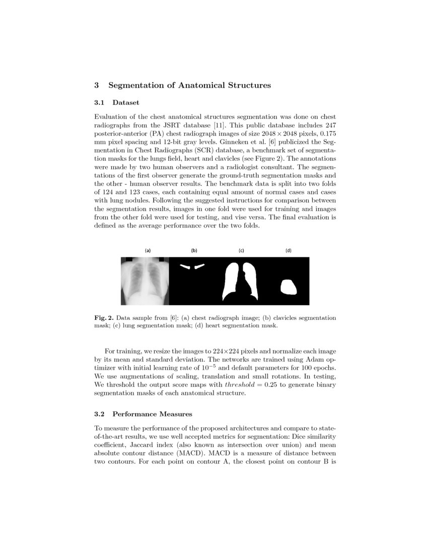 Improving the Segmentation of Anatomical Structures in Chest Radiographs using U-Net with an ...