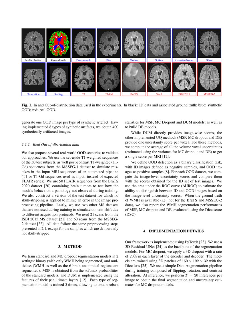 Improving Uncertainty-based Out-of-Distribution Detection for Medical Image Segmentation | DeepAI
