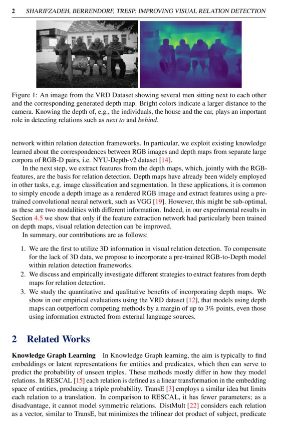 Improving Visual Relation Detection Using Depth Maps Deepai 9019