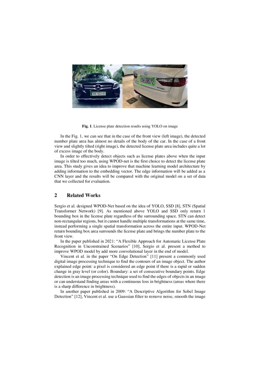 Improving Warped Planar Object Detection Network For Automatic License