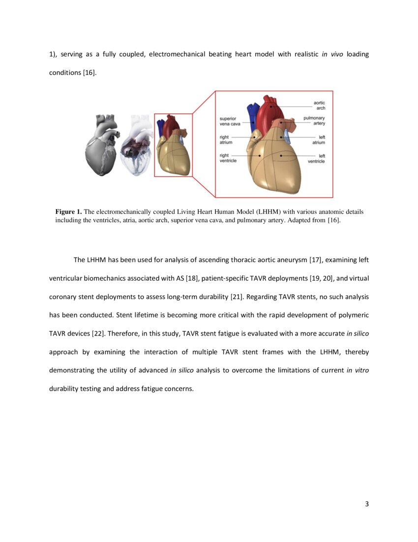 In Silico Fatigue Optimization of TAVR Stent Designs with Physiological ...