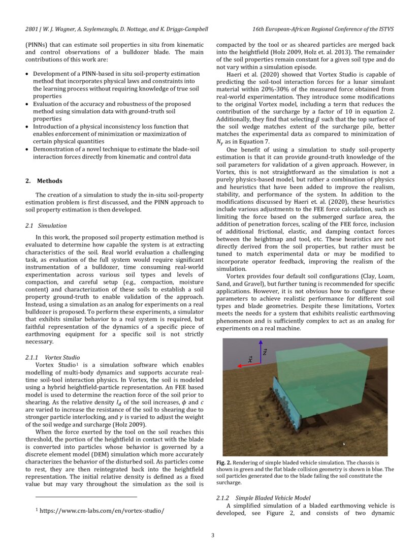 In Situ Soil Property Estimation for Autonomous Earthmoving Using Physics-Infused Neural ...