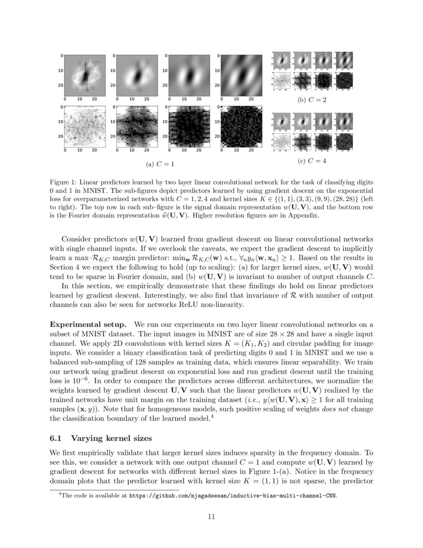 Inductive Bias of Multi-Channel Linear Convolutional Networks with Bounded Weight Norm | DeepAI