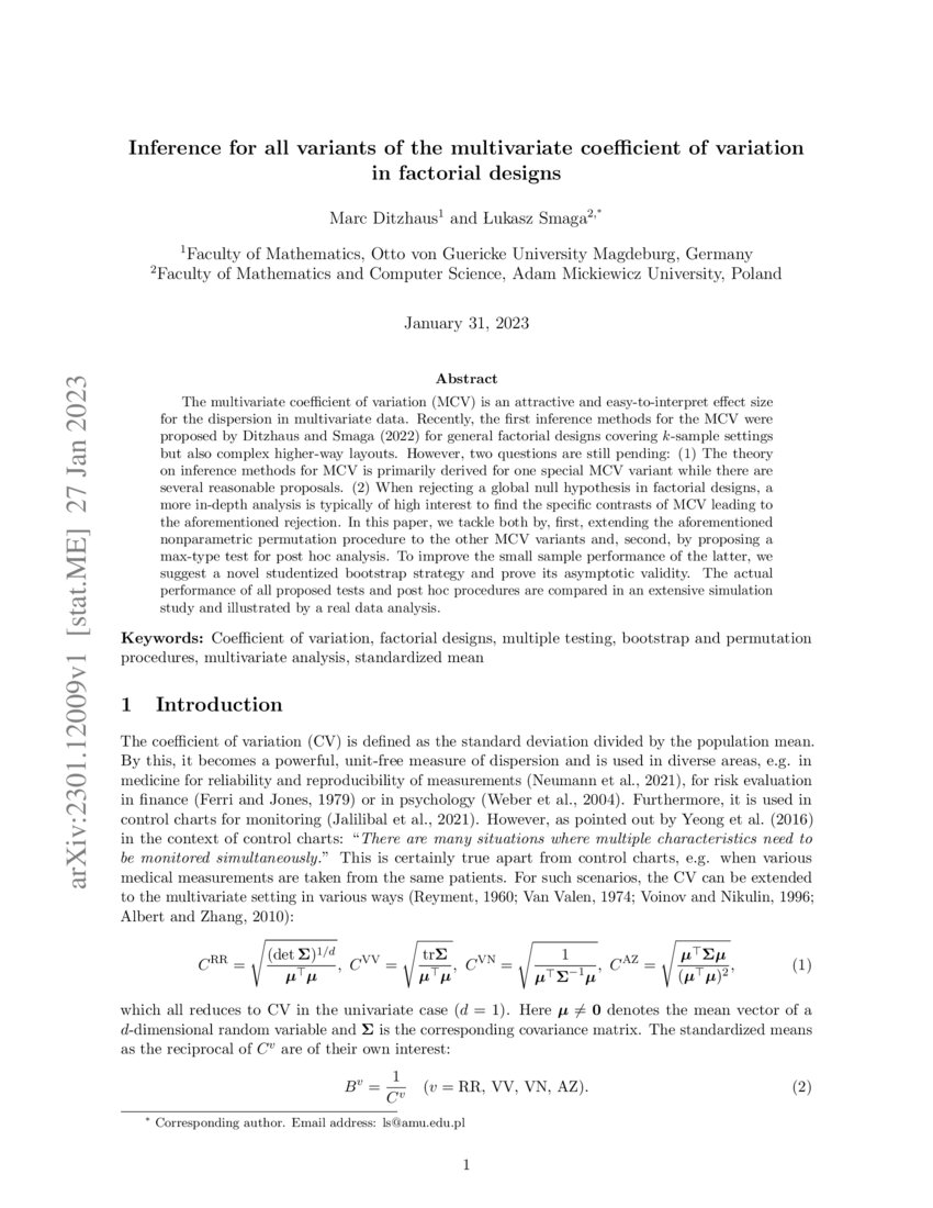 Inference For All Variants Of The Multivariate Coefficient Of Variation In Factorial Designs