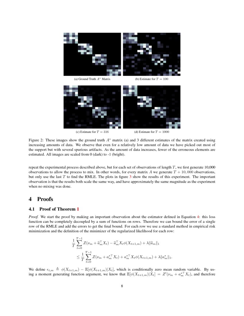 Inference of High-dimensional Autoregressive Generalized Linear Models ... Inference of High-dimensional Autoregressive Generalized Linear Models ...