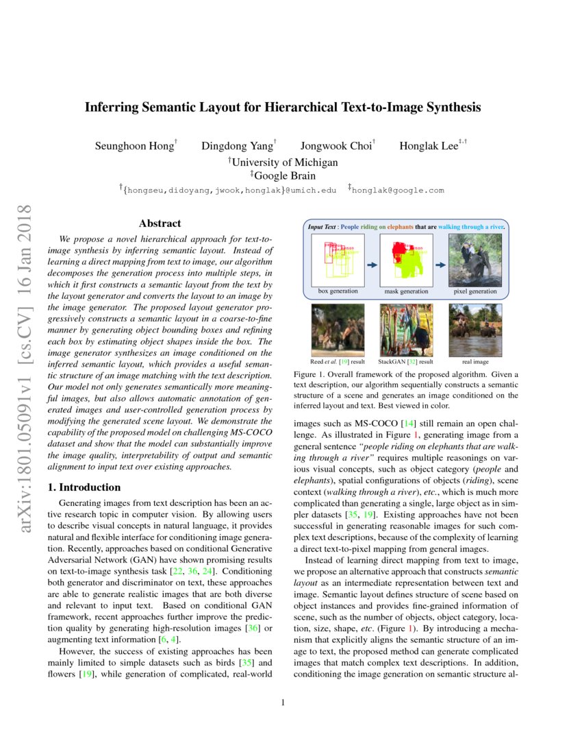 Inferring Semantic Layout for Hierarchical Text-to-Image Synthesis | DeepAI