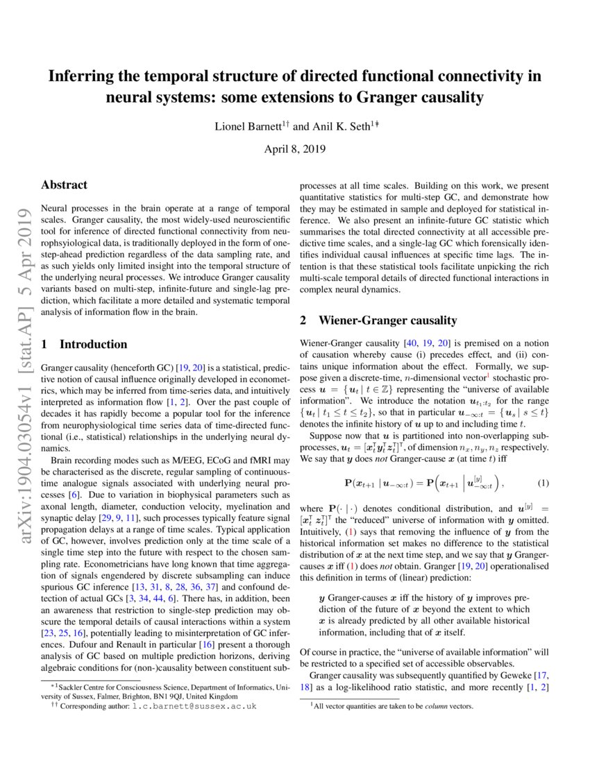 Inferring the temporal structure of directed functional connectivity in ...