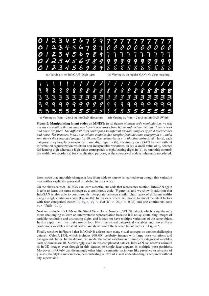 InfoGAN: Interpretable Representation Learning by Information ...