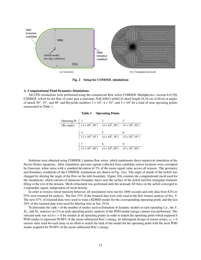 Information Based Sensor Placement For Data Driven Estimation Of