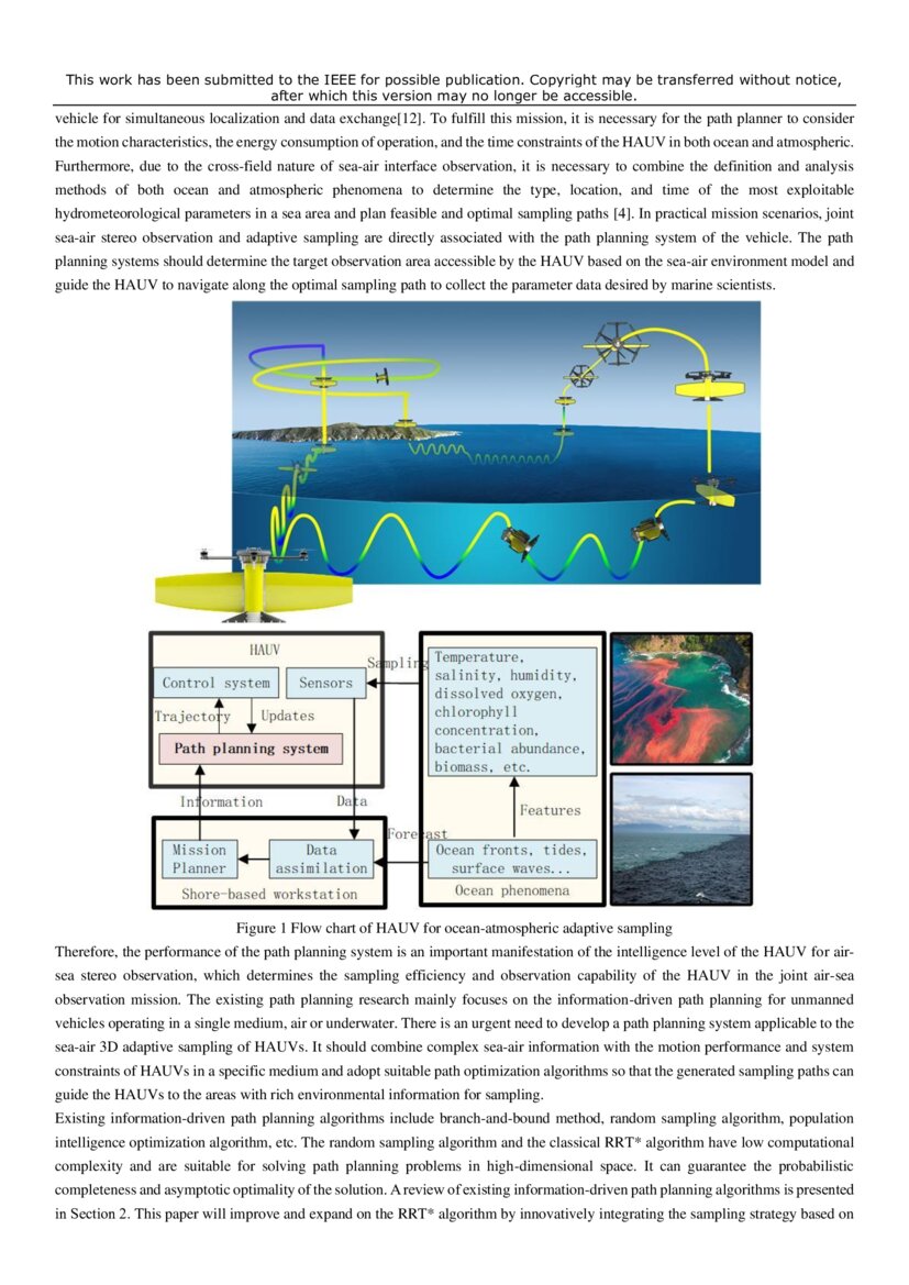 Information-driven Path Planning for Hybrid Aerial Underwater Vehicles ...