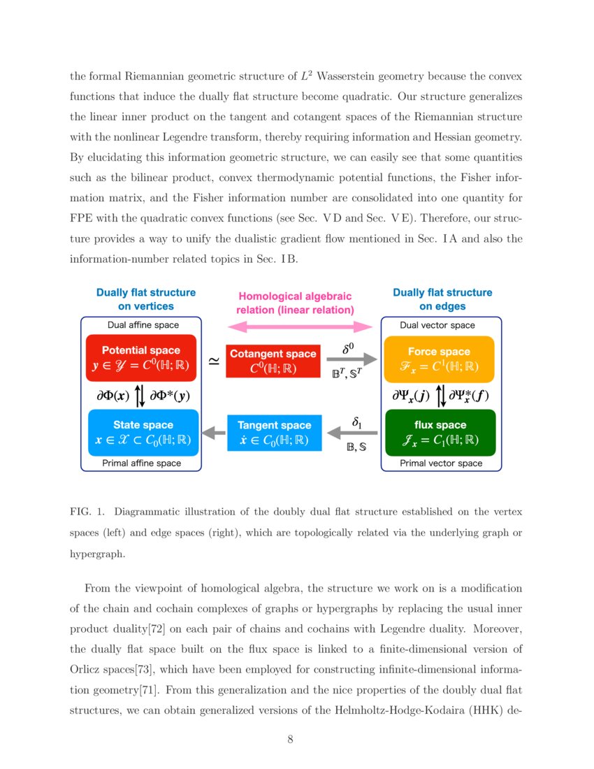Information Geometry Of Dynamics On Graphs And Hypergraphs Deepai 