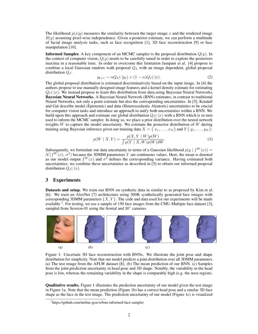Informed Mcmc With Bayesian Neural Networks For Facial Image Analysis Deepai