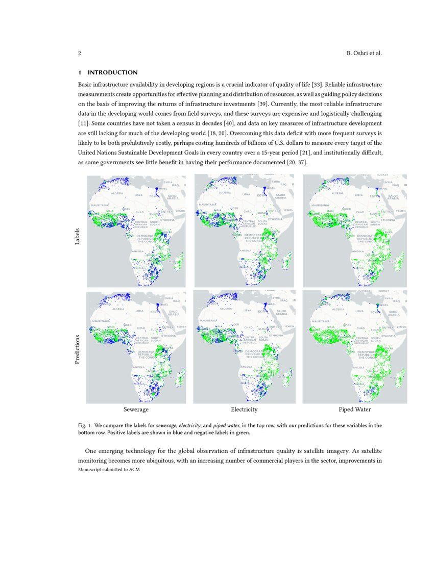 Infrastructure Quality Assessment in Africa using Satellite Imagery and Deep Learning | DeepAI