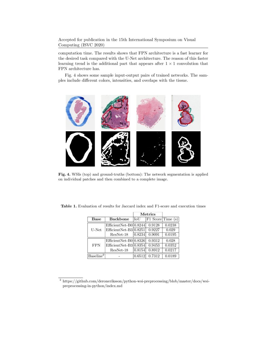 Ink Marker Segmentation in Histopathology Images Using Deep Learning ...