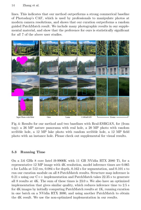 Inpainting at Modern Camera Resolution by Guided PatchMatch with Auto ...