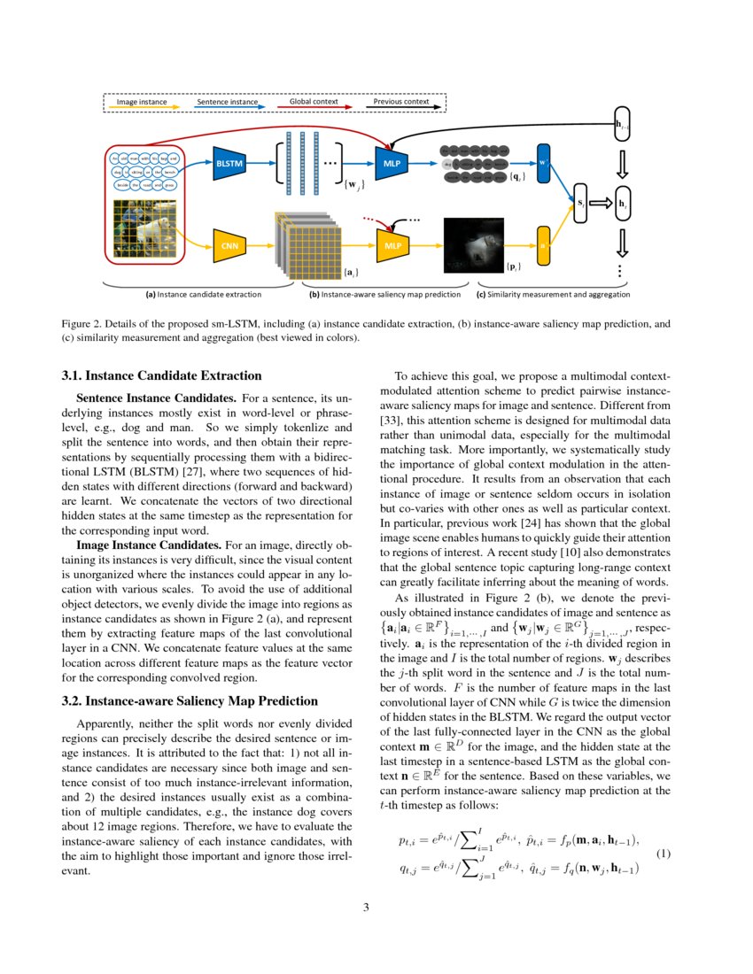 Instance-aware Image and Sentence Matching with Selective Multimodal ... Instance-aware Image and Sentence Matching with Selective Multimodal ...