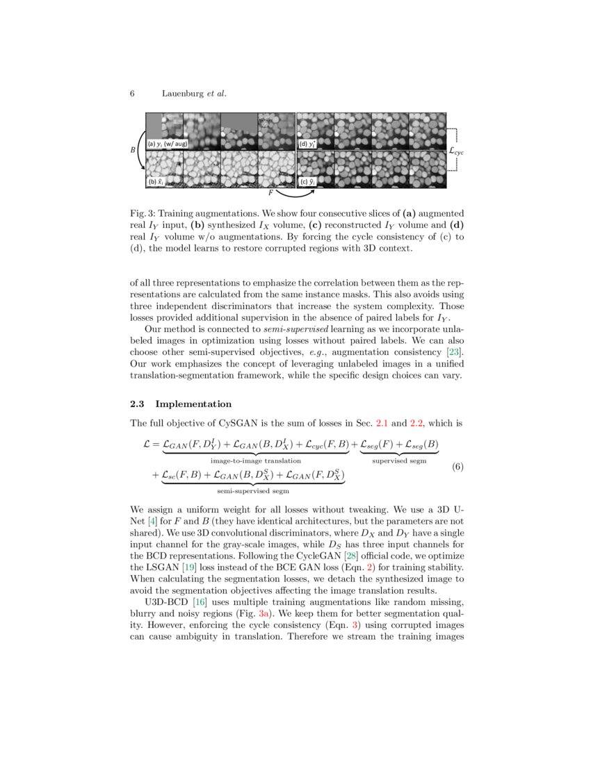 Instance Segmentation of Unlabeled Modalities via Cyclic Segmentation GAN | DeepAI