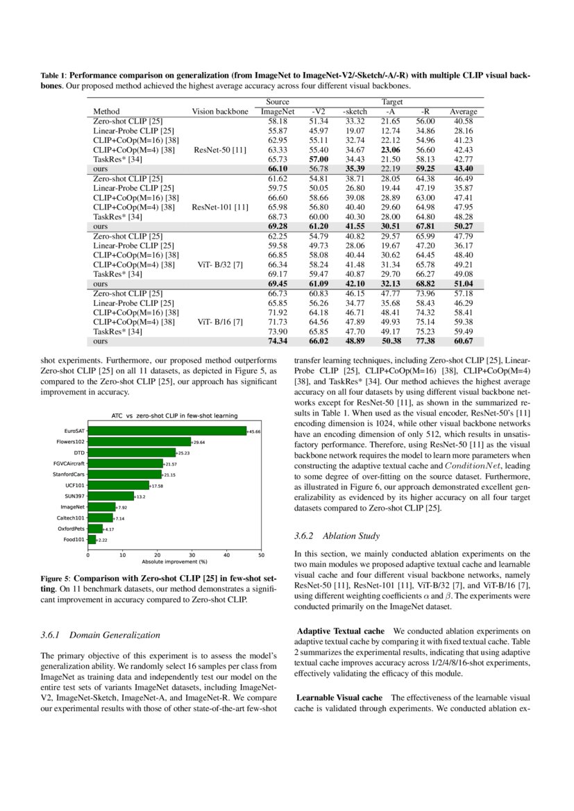 Instance-Wise Adaptive Tuning and Caching for Vision-Language Models | DeepAI