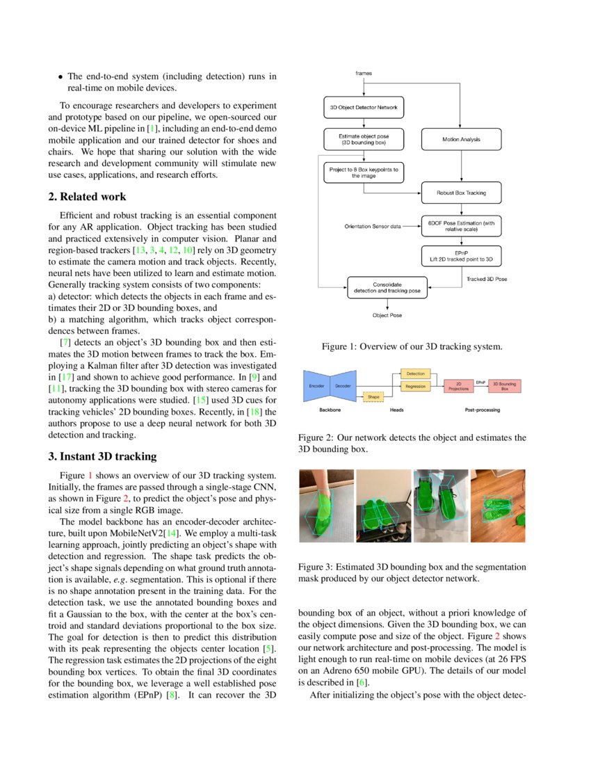 Instant 3D Object Tracking with Applications in Augmented Reality | DeepAI