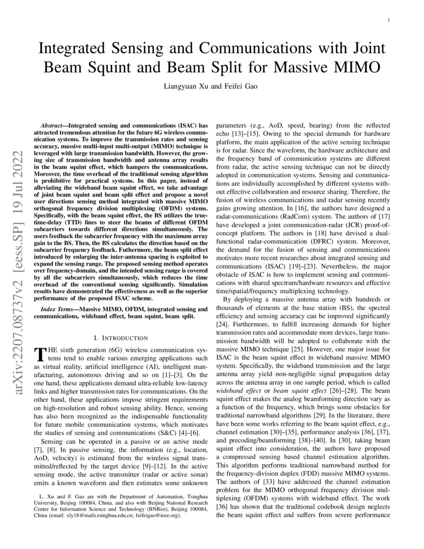 Integrated Sensing and Communications with Joint Beam Squint and Beam ...