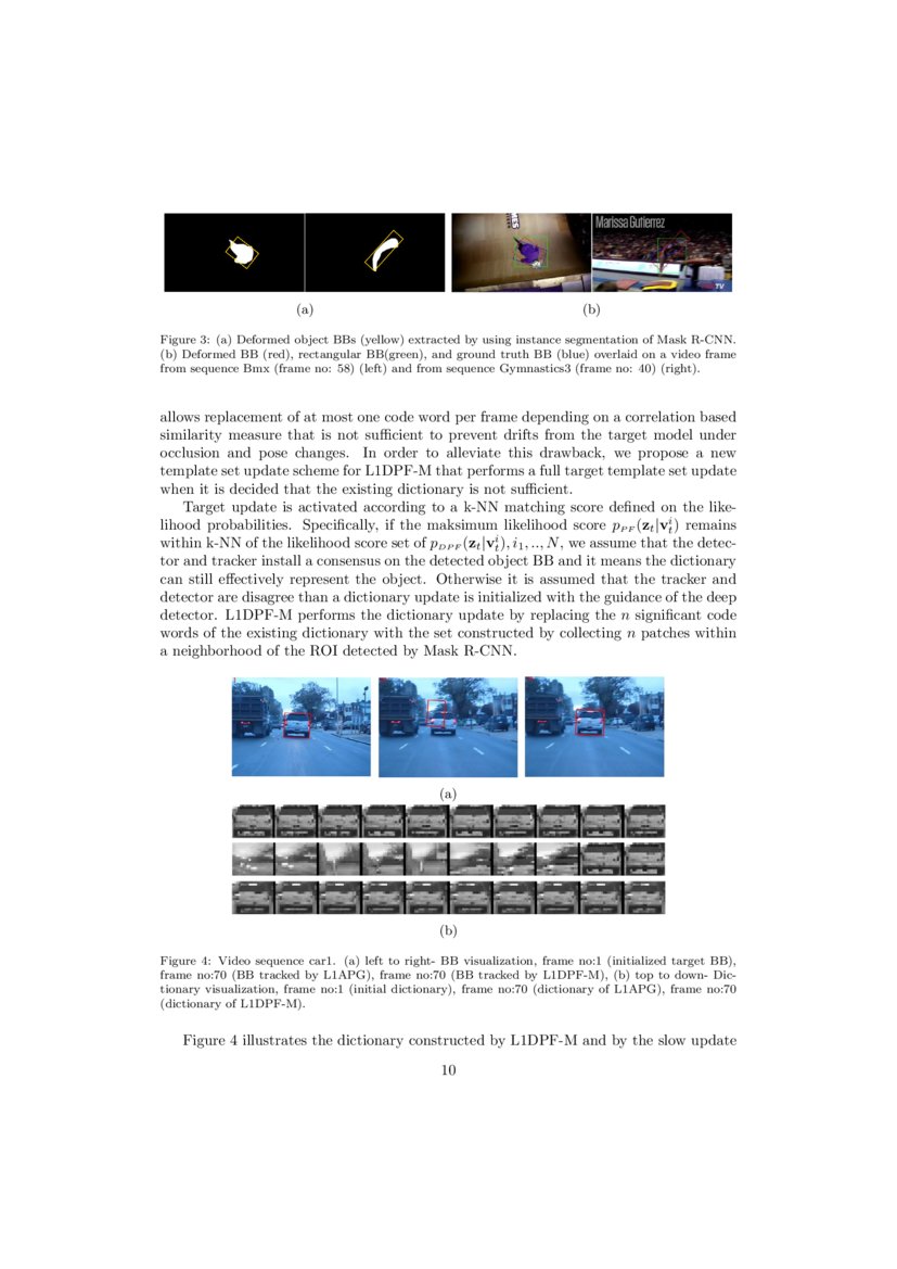 Integration Of Regularized L1 Tracking And Instance Segmentation For