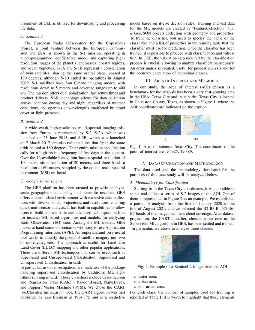 Integration Of Sentinel 1 And Sentinel 2 Data For Earth Surface