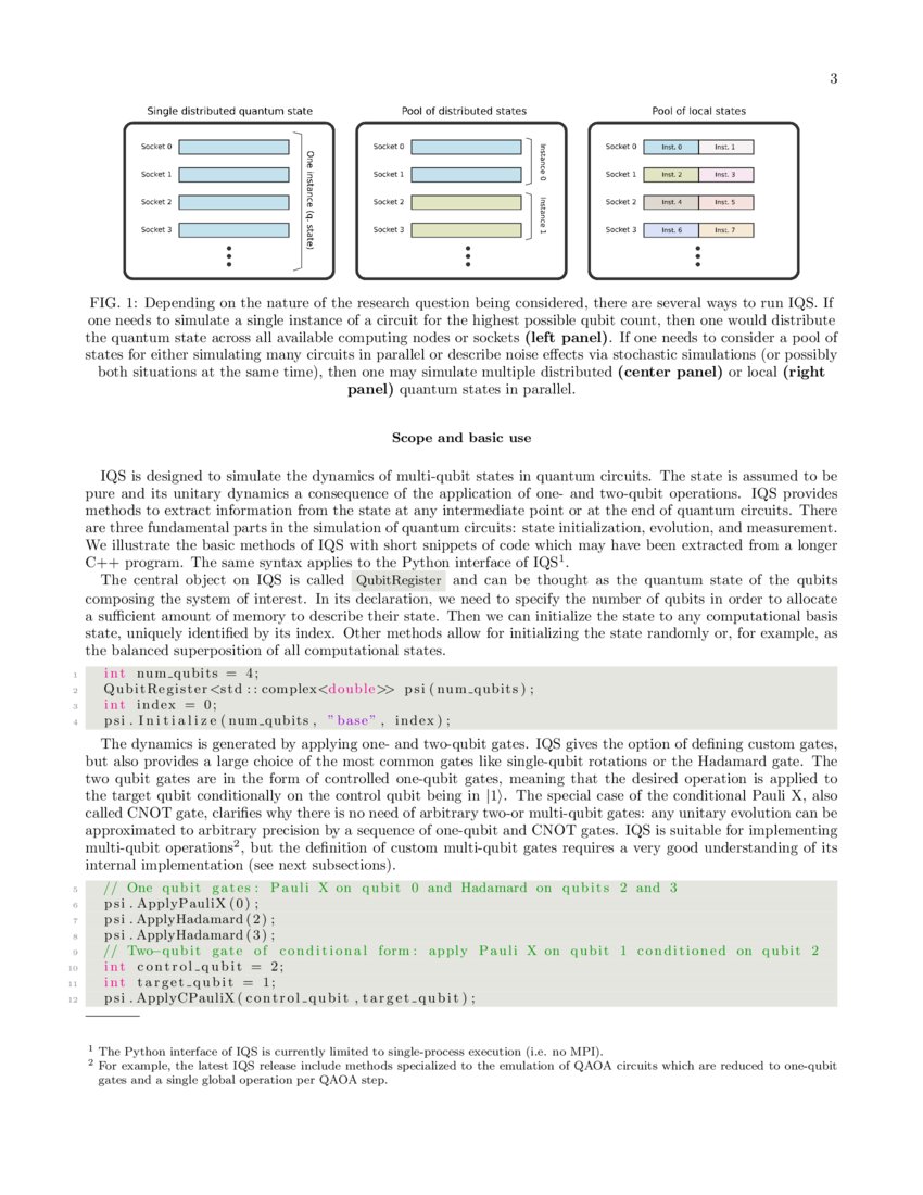 Intel Quantum Simulator: A cloud-ready high-performance simulator of ...
