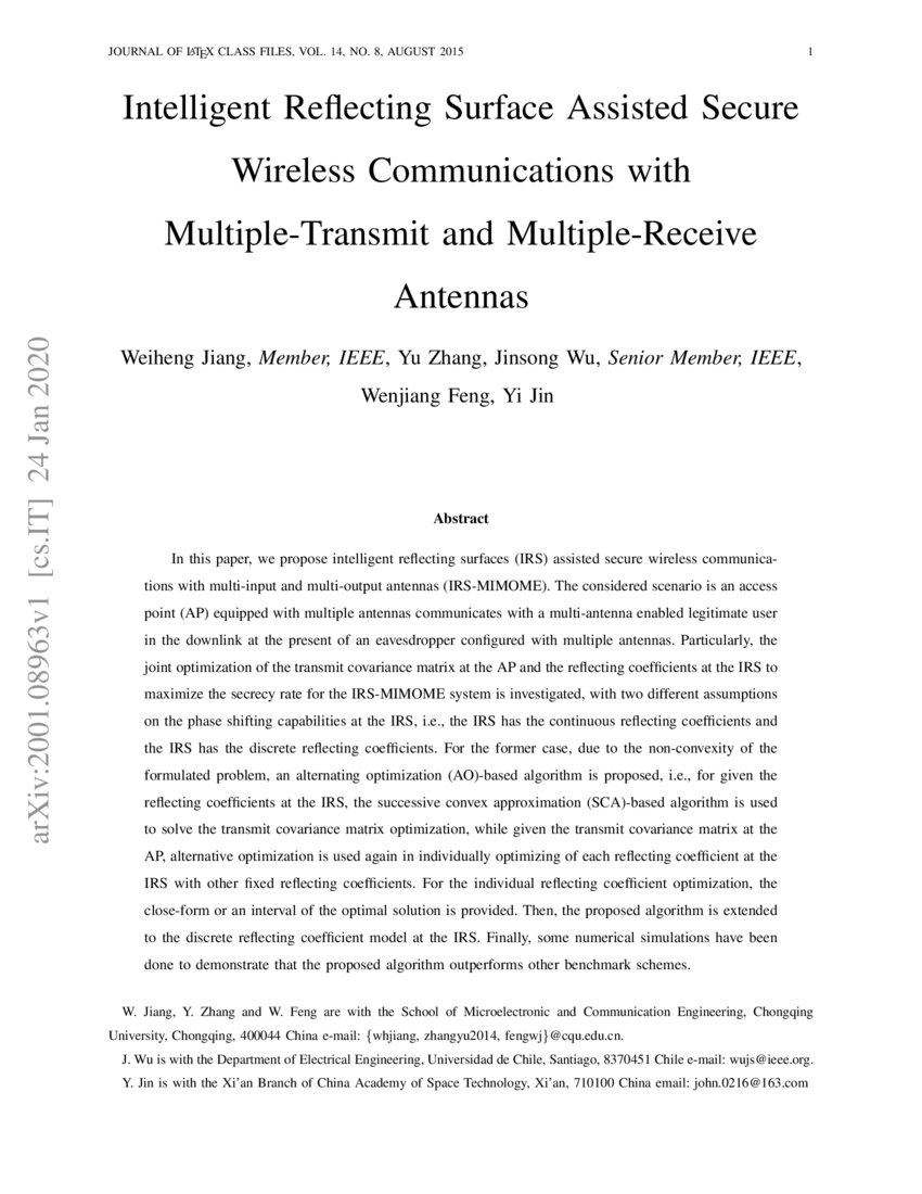 Intelligent Reflecting Surface Assisted Secure Wireless Communications With Multiple Transmit