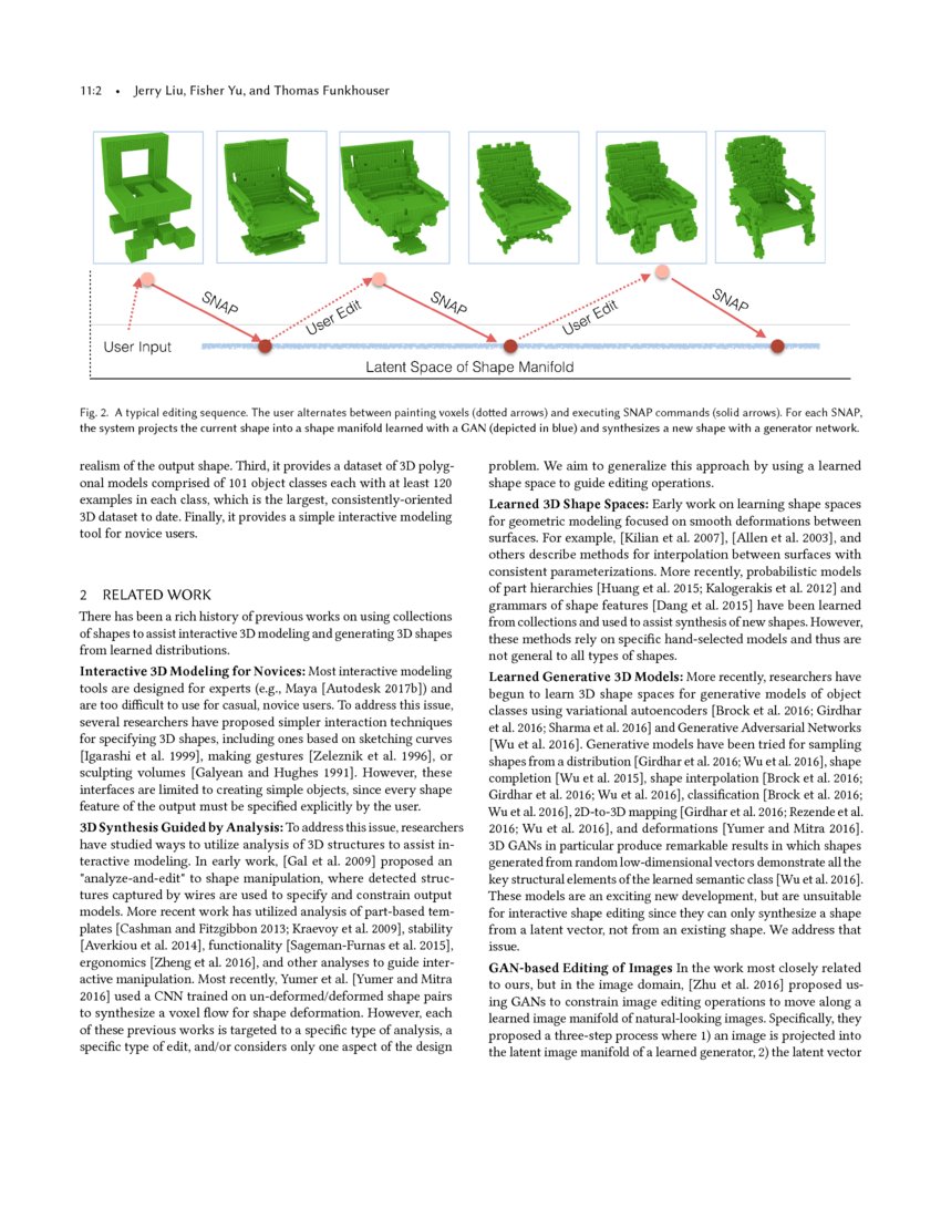 Interactive 3d Modeling With A Generative Adversarial Network Deepai