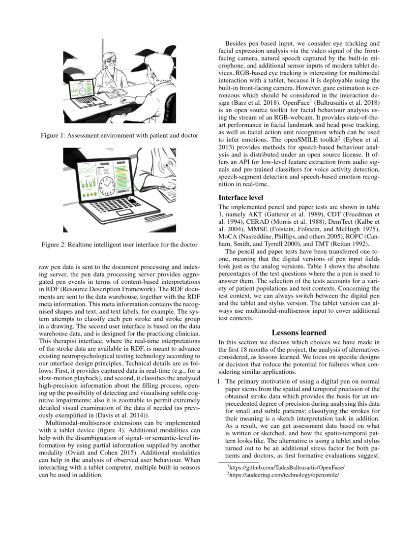 Interactive Cognitive Assessment Tools: A Case Study on Digital Pens ...