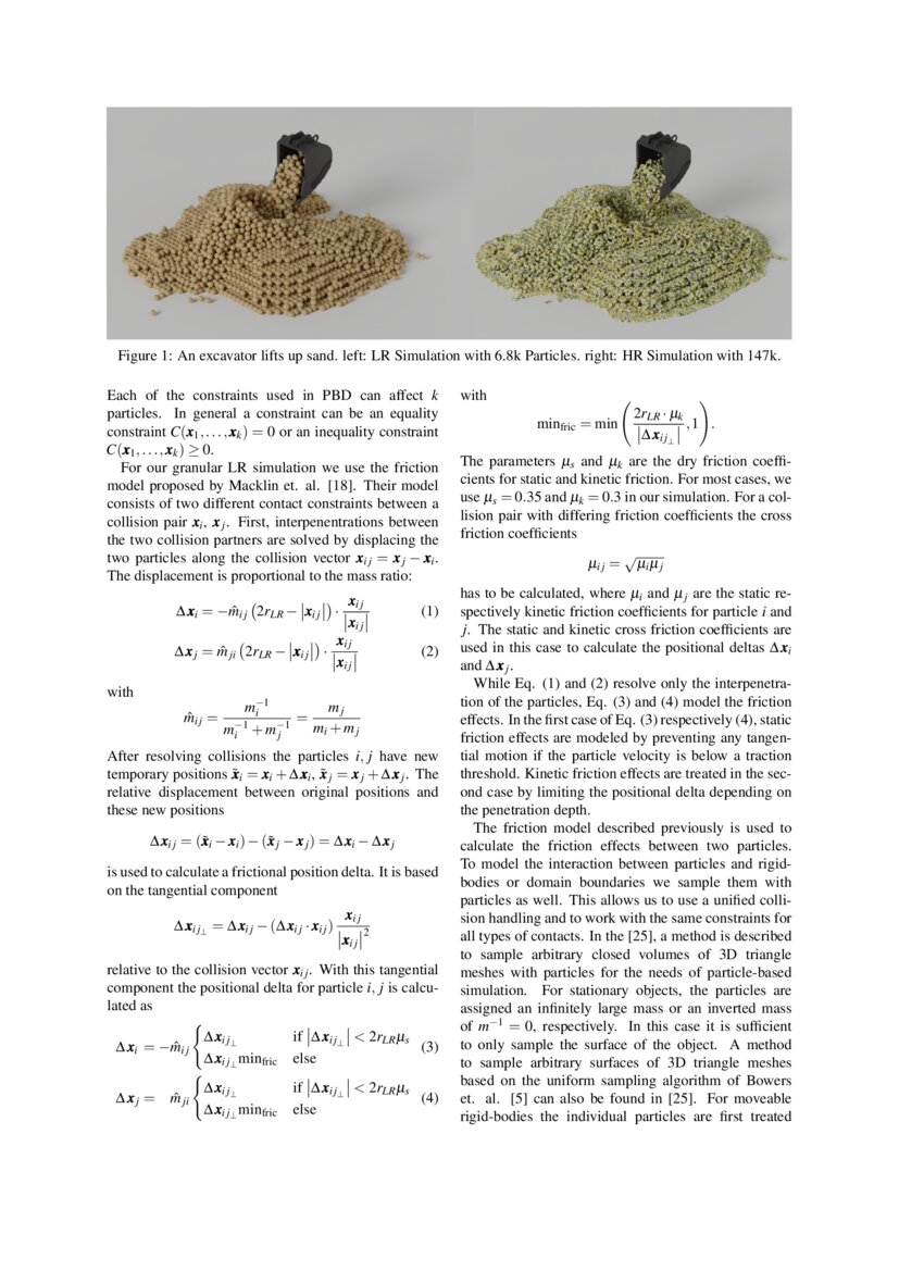Interactive High-Resolution Simulation of Granular Material | DeepAI Interactive High-Resolution Simulation of Granular Material | DeepAI