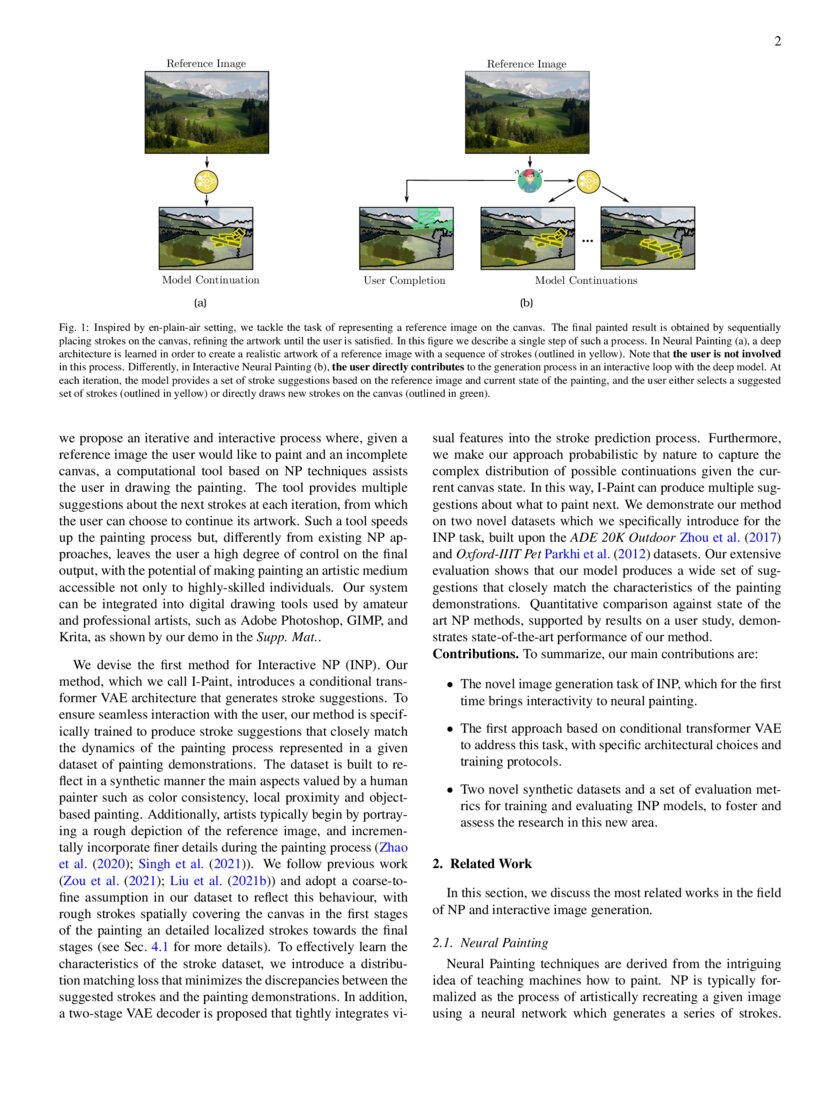 Interactive Neural Painting | DeepAI