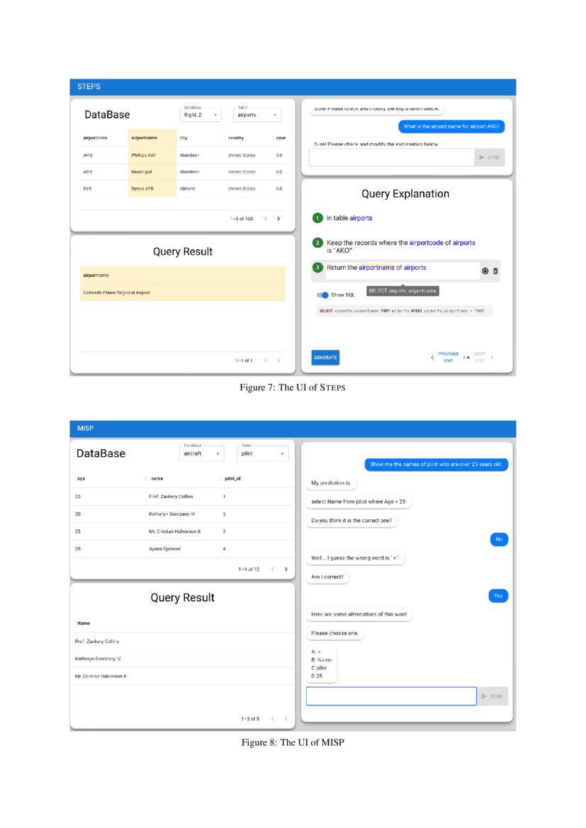 Interactive Text To Sql Generation Via Editable Step By Step Explanations Deepai