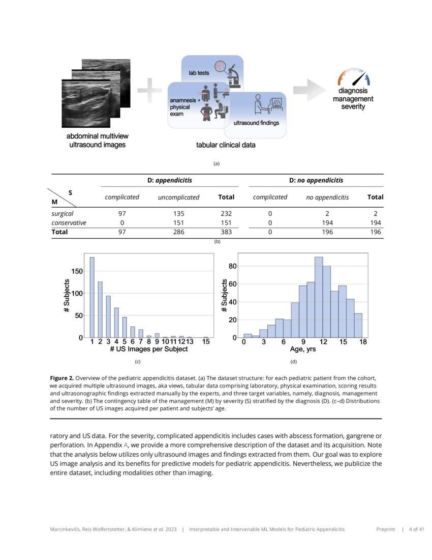 Interpretable and Intervenable Ultrasonography-based Machine Learning Models for Pediatric ...