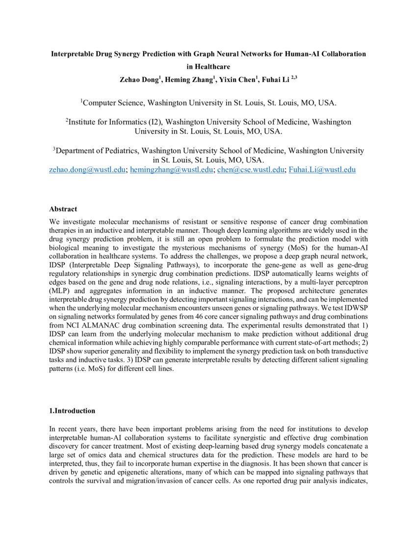 Interpretable Drug Synergy Prediction With Graph Neural Networks For Human Ai Collaboration In
