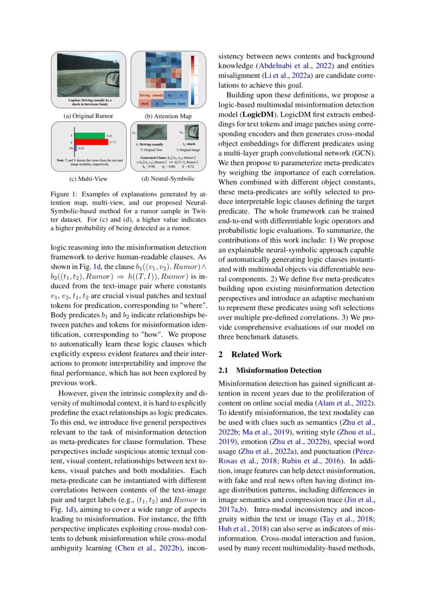 Interpretable Multimodal Misinformation Detection With Logic Reasoning
