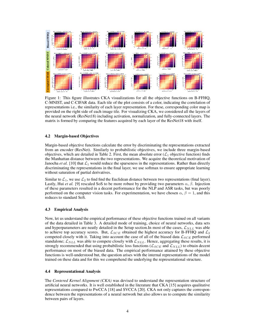 Interpreting Bias in the Neural Networks: A Peek Into Representational Similarity | DeepAI