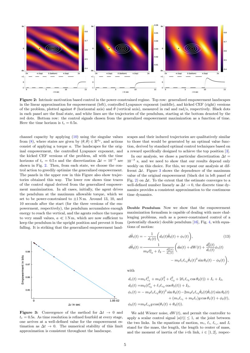 Intrinsic Motivation in Dynamical Control Systems | DeepAI