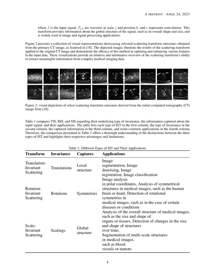 Invariant Scattering Transform for Medical Imaging | DeepAI