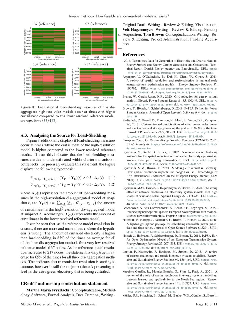 Inverse methods: How feasible are spatially low-resolved capacity expansion modeling results ...