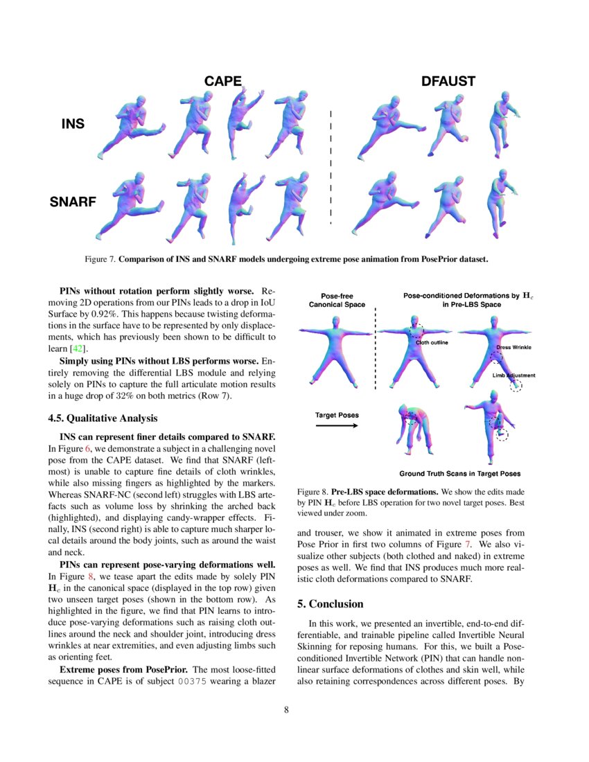 Invertible Neural Skinning | DeepAI